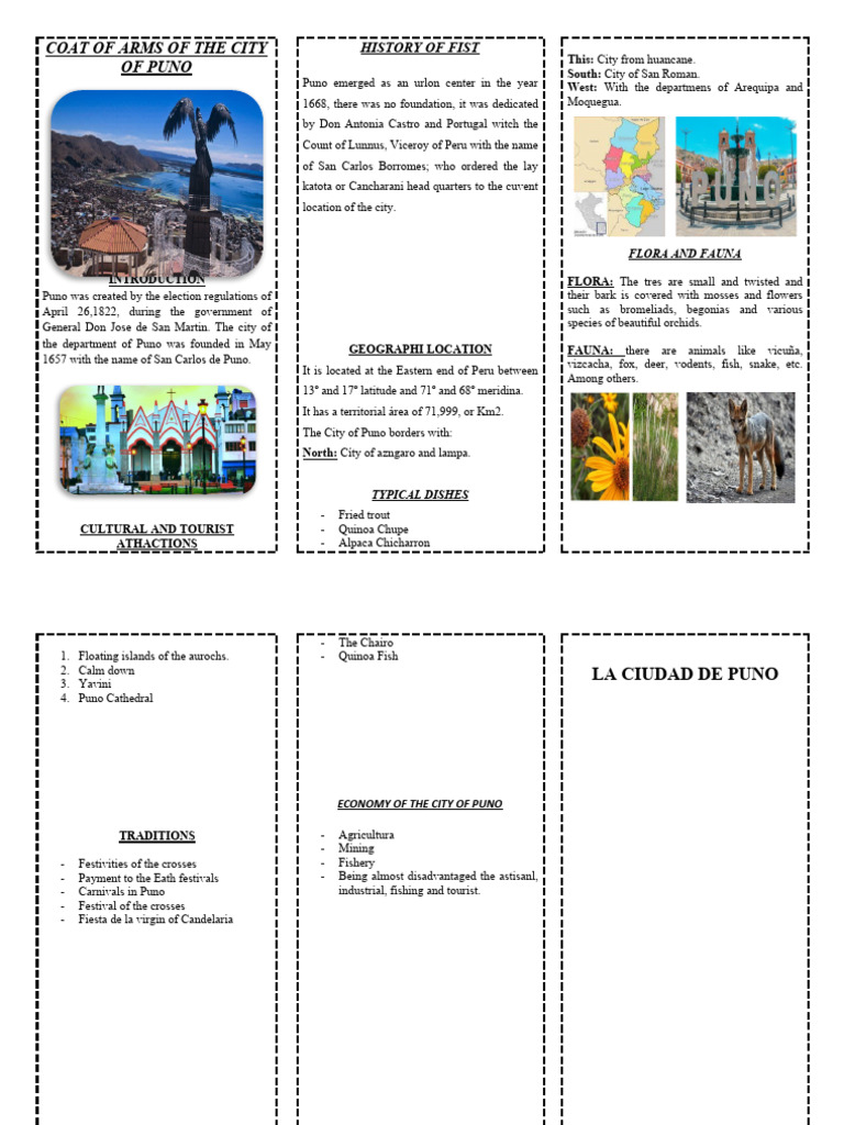 Flora and Fauna of Puno City | PDF | Social Science
