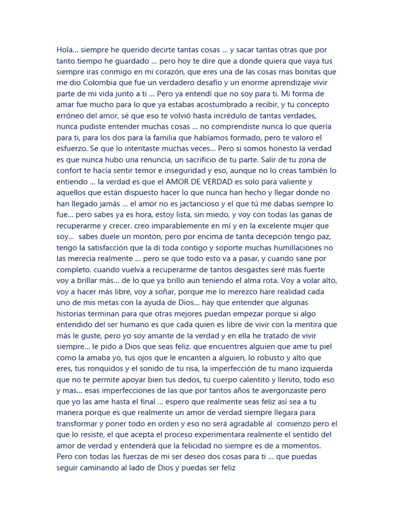 para el | PDF | Amor | Verdad