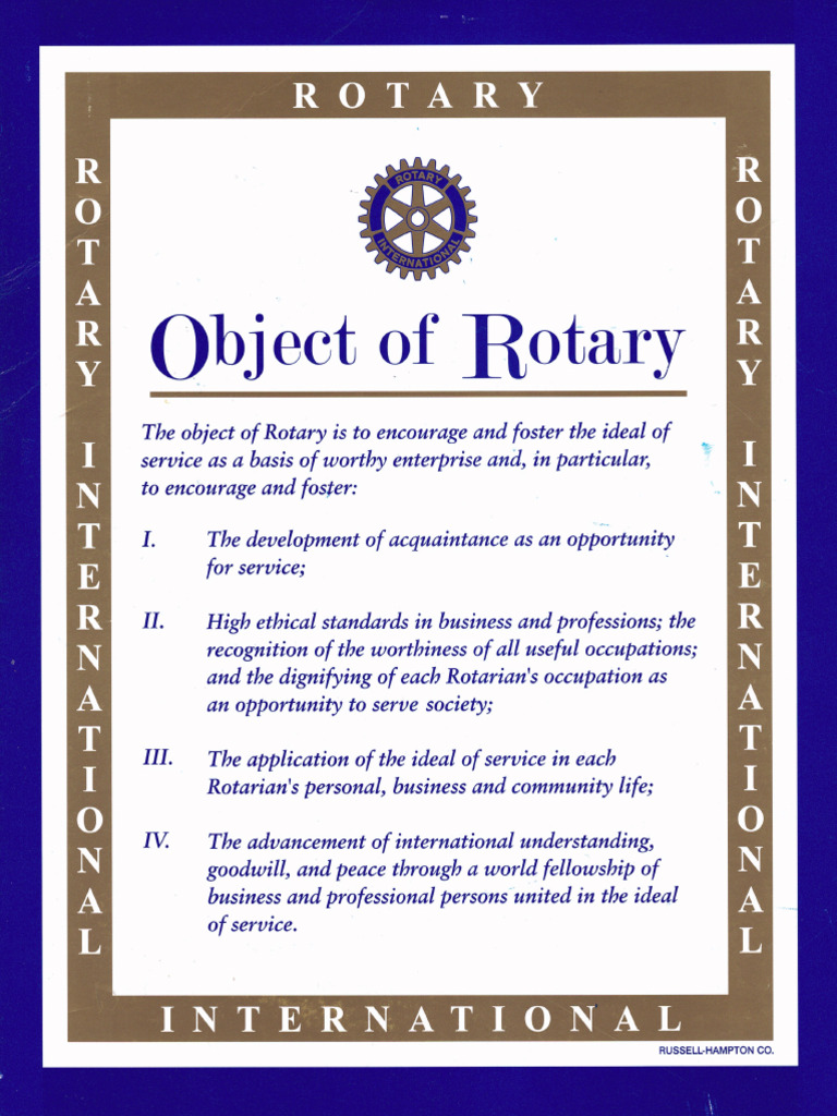Object of Rotary | PDF