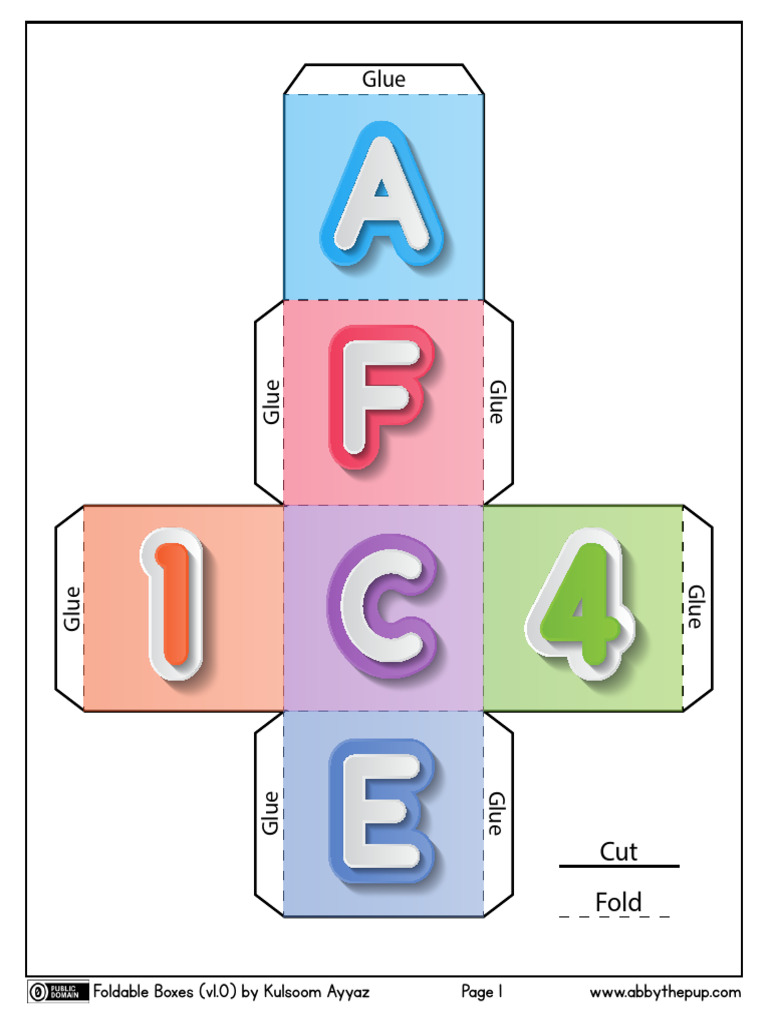 Foldable Box Template PDF Guide | PDF