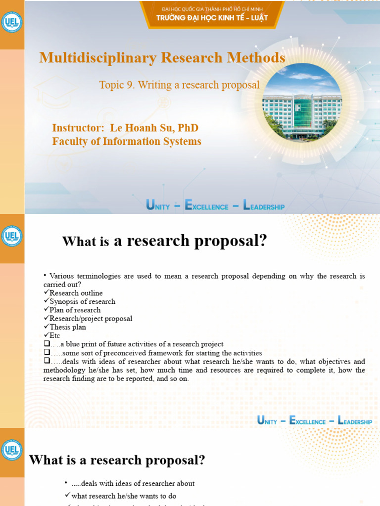 Research Proposal Writing Guide | PDF | Methodology | Quantitative Research