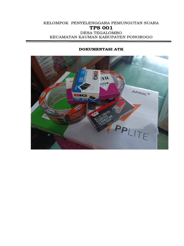 Dokumentasi Atk | PDF