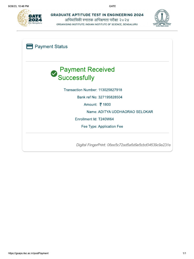 gate pay | PDF