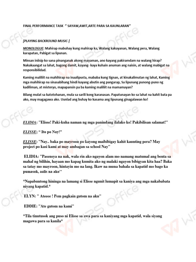 Final Performance Task Araling Panlipunan | PDF