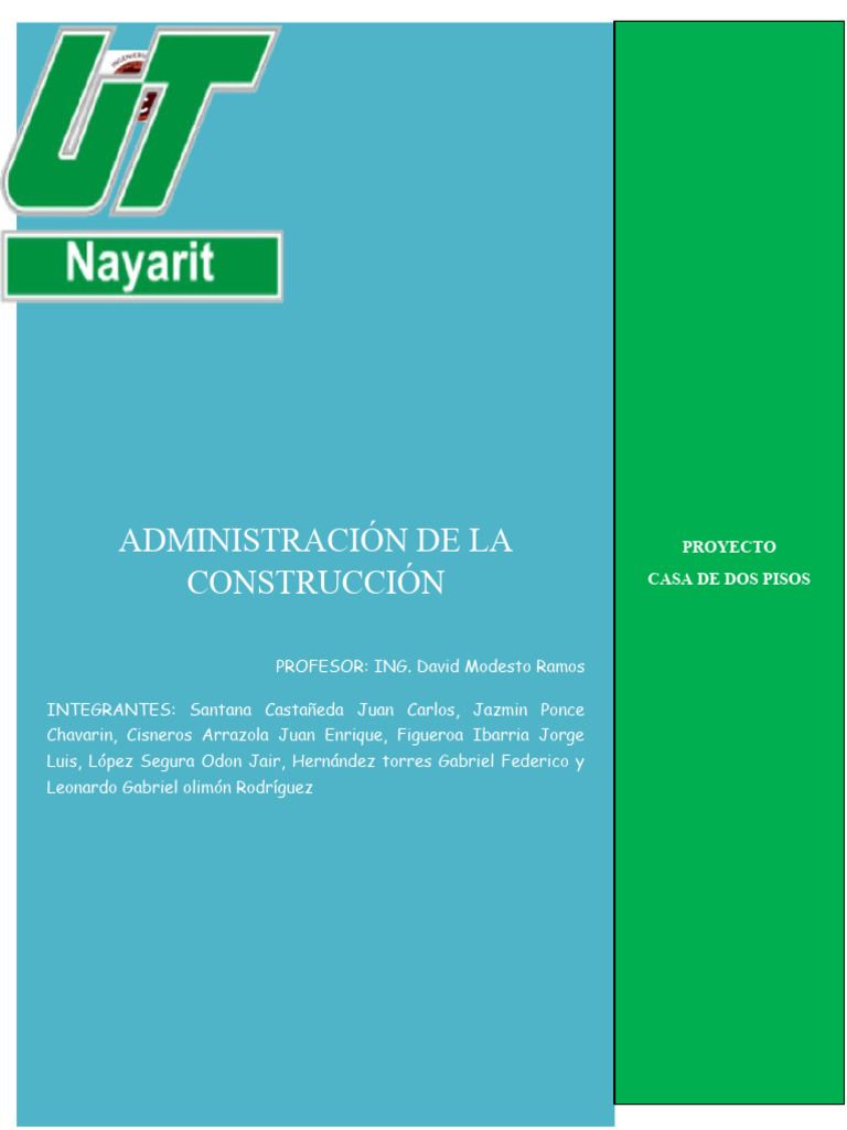 Proyecto Obra en Construccion | PDF