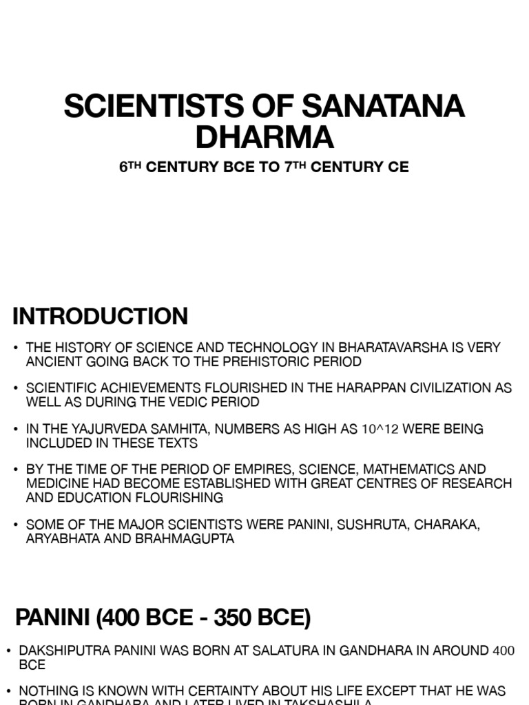 16.SCIENTISTS OF SANATANA DHARMA-1 | PDF