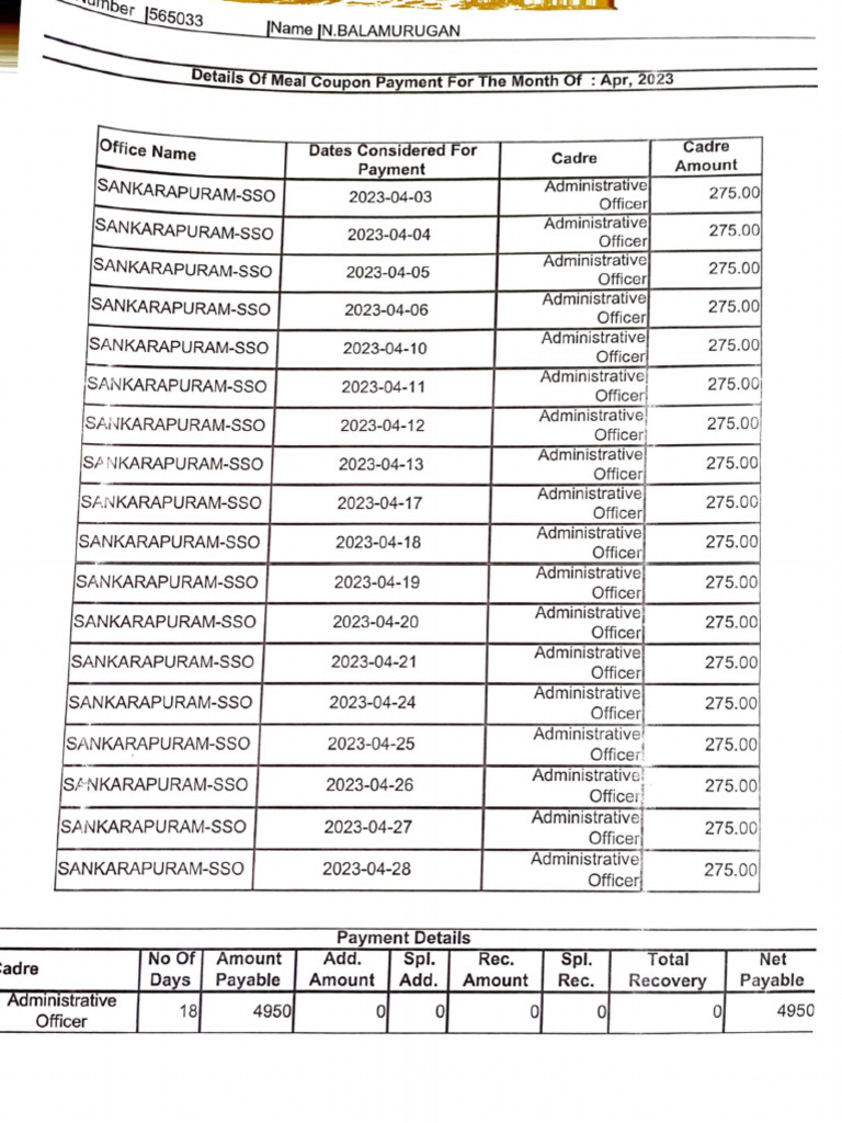 Sodexo Payroll and Pay Dates Summary | PDF