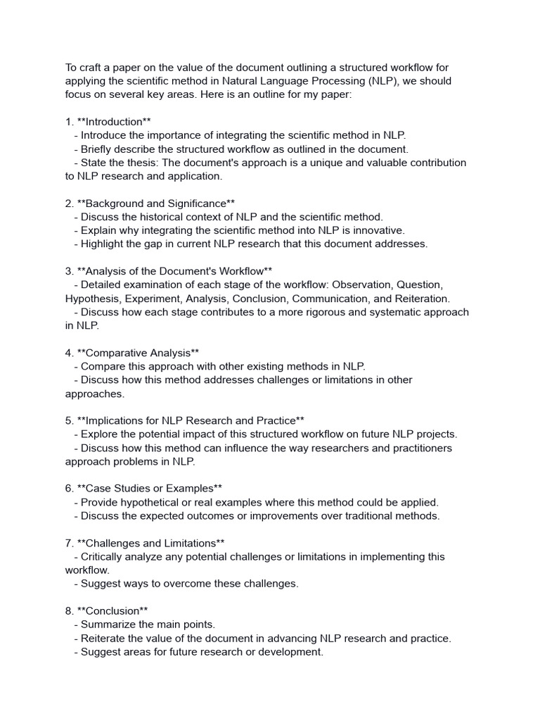 The Integration Of The Scientific Method In Nlp A Paradigm Shift Pdf Scientific Method 