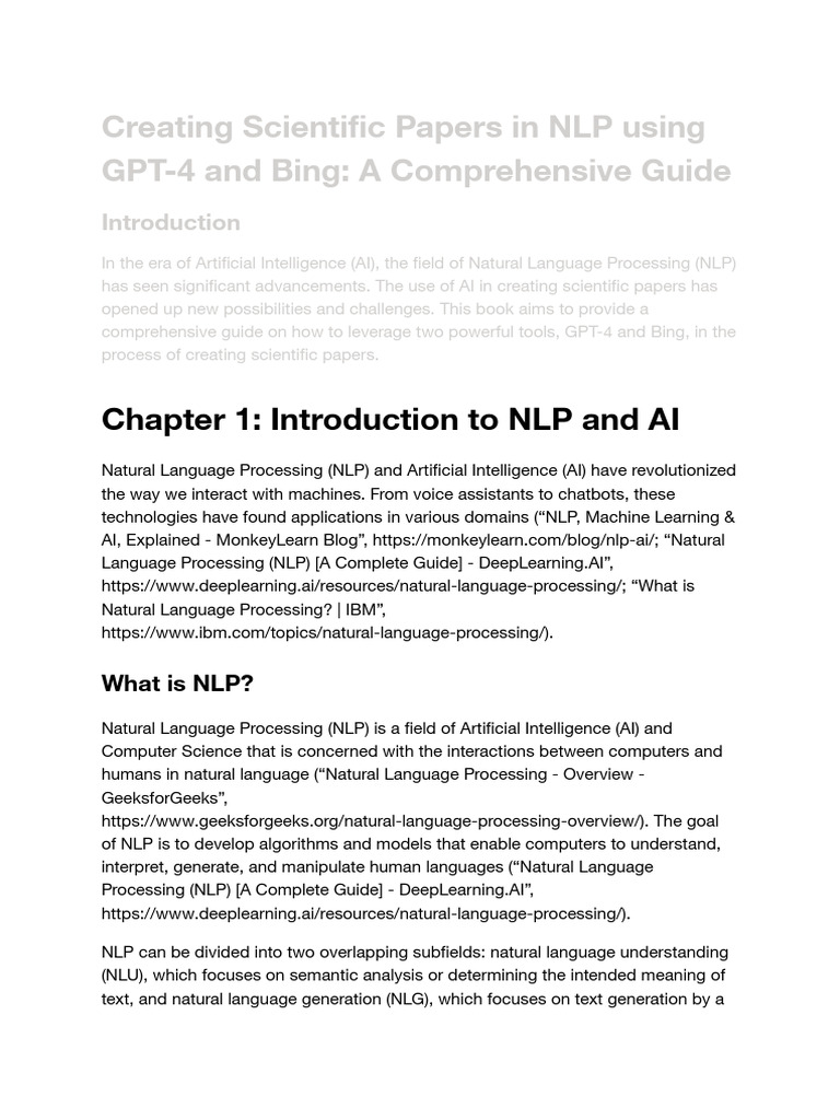 Science Papers in NLP PDF | PDF | Artificial Intelligence | Intelligence (AI) & Semantics
