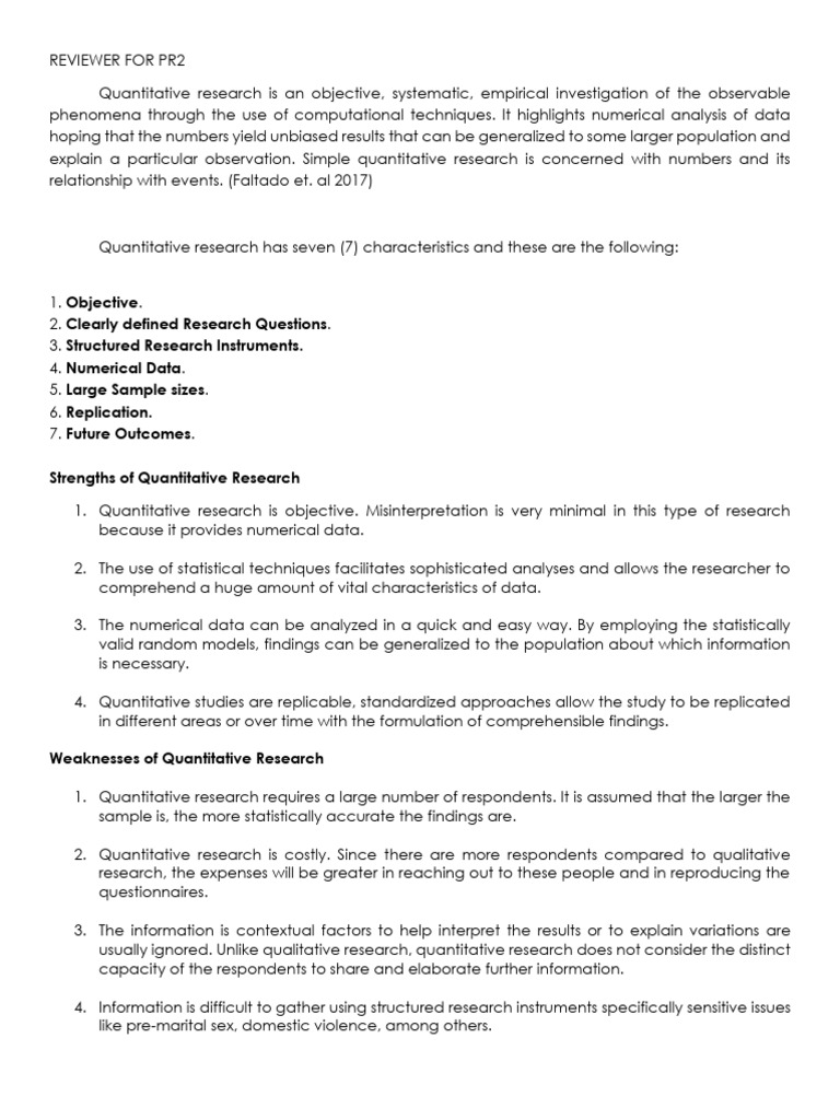 PR2 Reviewer | PDF | Level Of Measurement | Hypothesis