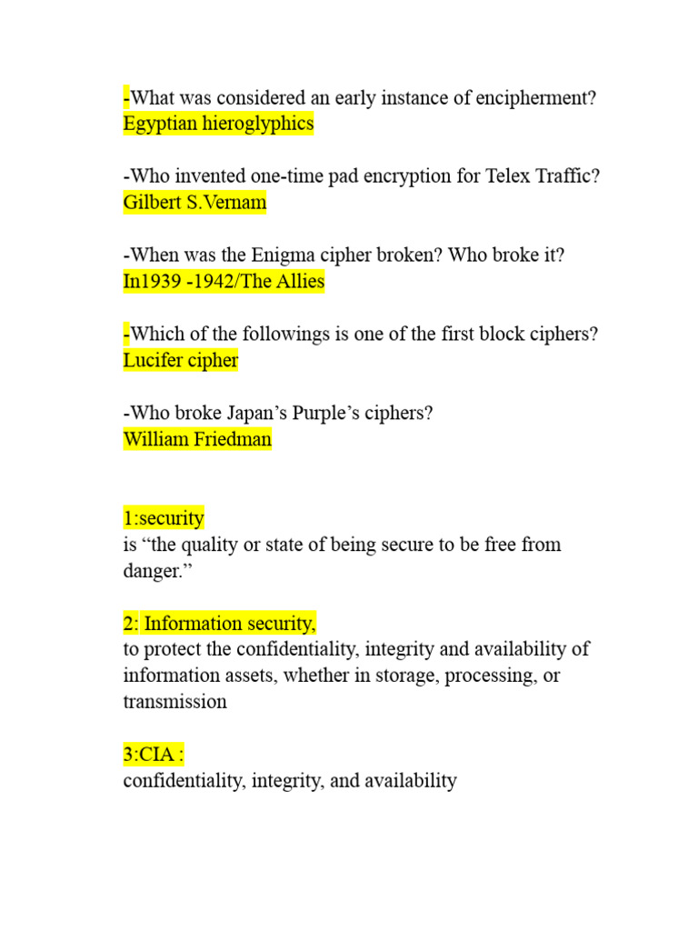 Key Concepts in Information Security | PDF | Firewall (Computing) | Malware