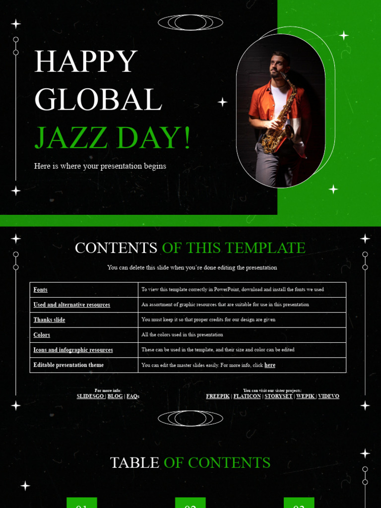 Happy Global Jazz Day! by Slidesgo | PDF | Planets | Mercury (Planet)