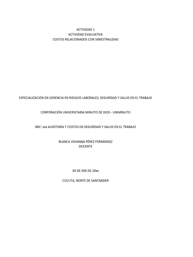 Activ. 1 COSTOS RELACIONADOS AT 111 | PDF | Business
