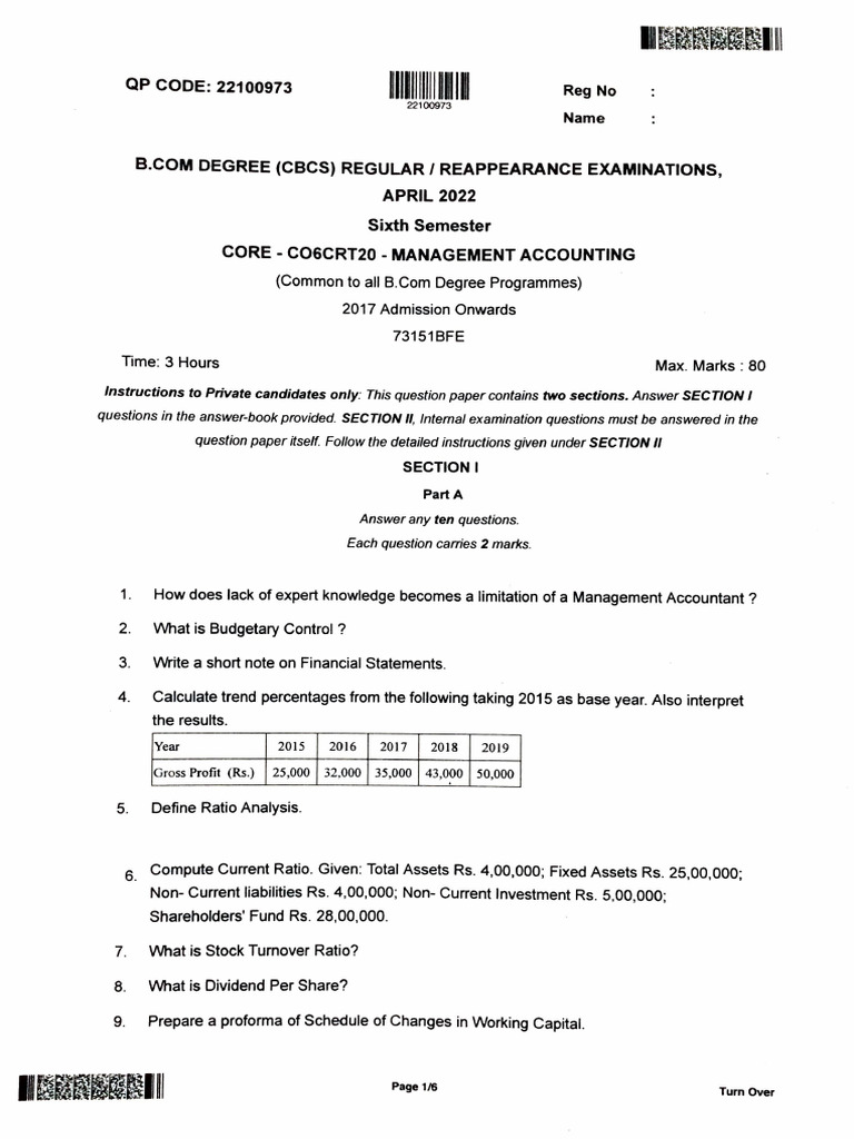 Management Accounting | PDF