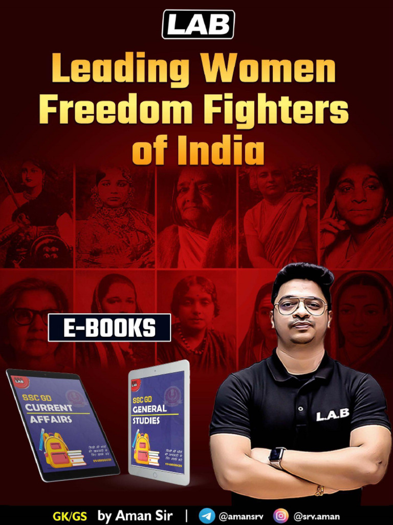 Women Freedom Fighters of India | PDF | Indian Independence Movement ...