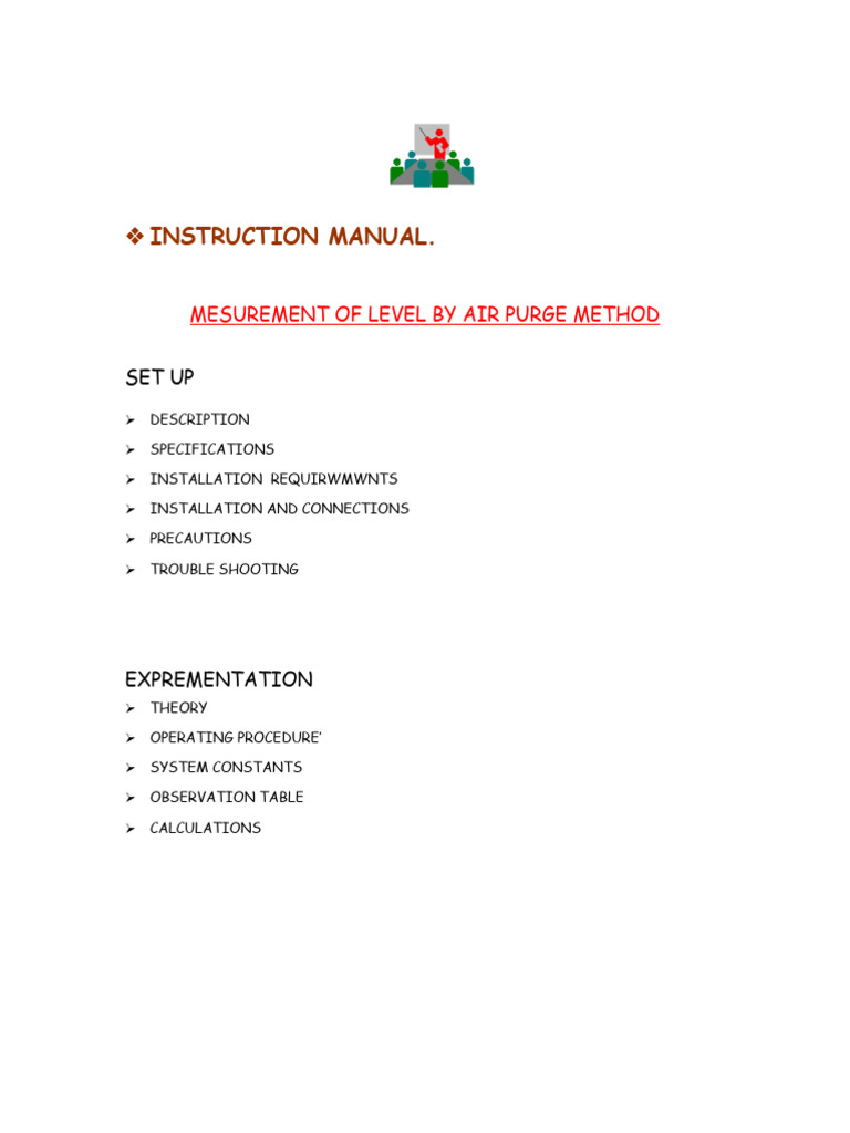 Air purge instrument | PDF