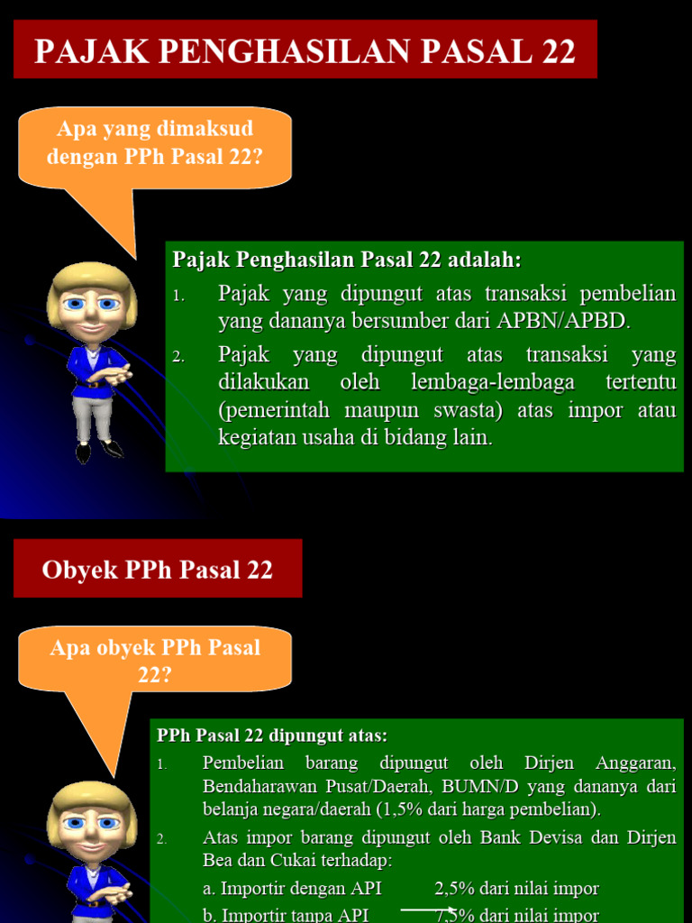 Panduan PPh Pasal 22 dan Contoh Jurnal | PDF