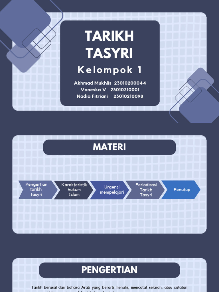 Tarikh Tasyri | PDF