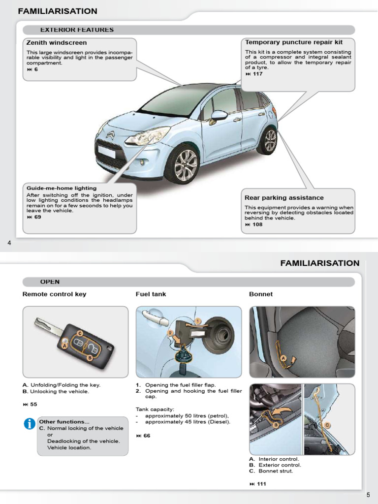 Citroën C3 2009 Owner S Manual Pdf