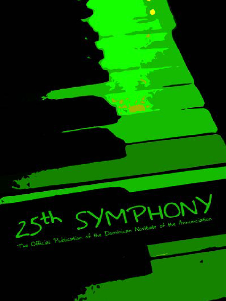 25th Symphony Domincan Novitiate Of The Annunciation Batch 2015 Pdf