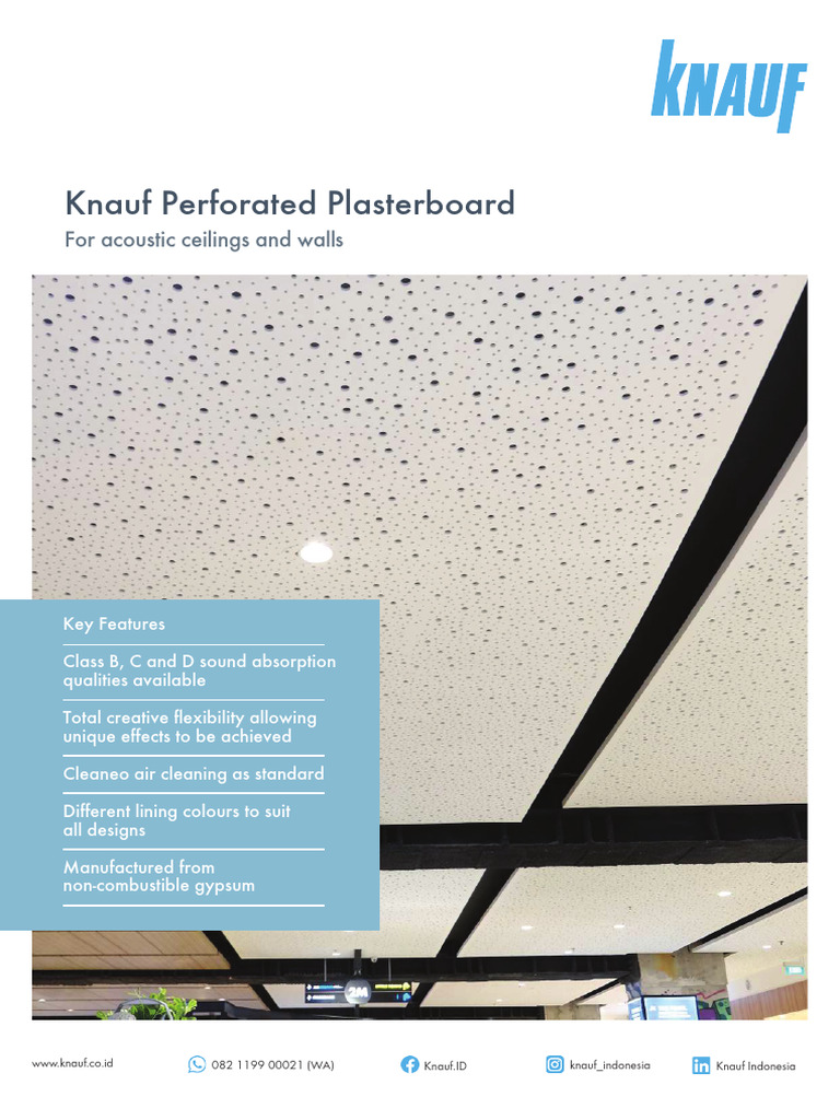 Knauf Cleaneo ENG Brochure 2023 | PDF | Drywall | Screw