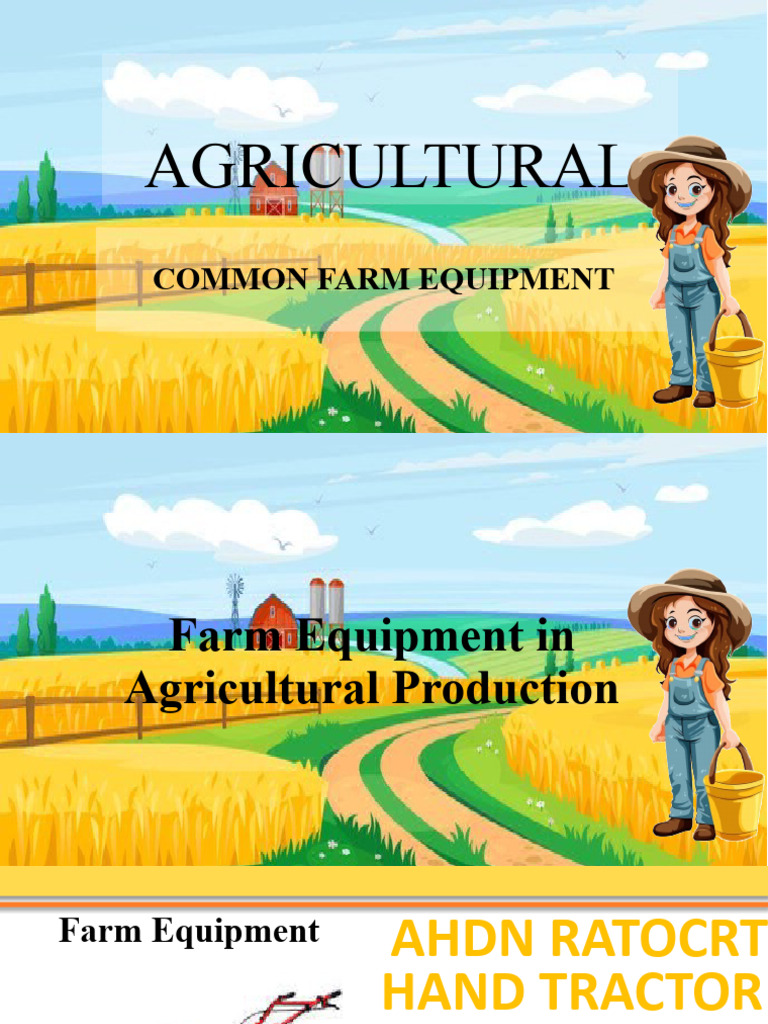 Lesson 2 Farm Equipment Equipment (2) | PDF | Agricultural Machinery ...