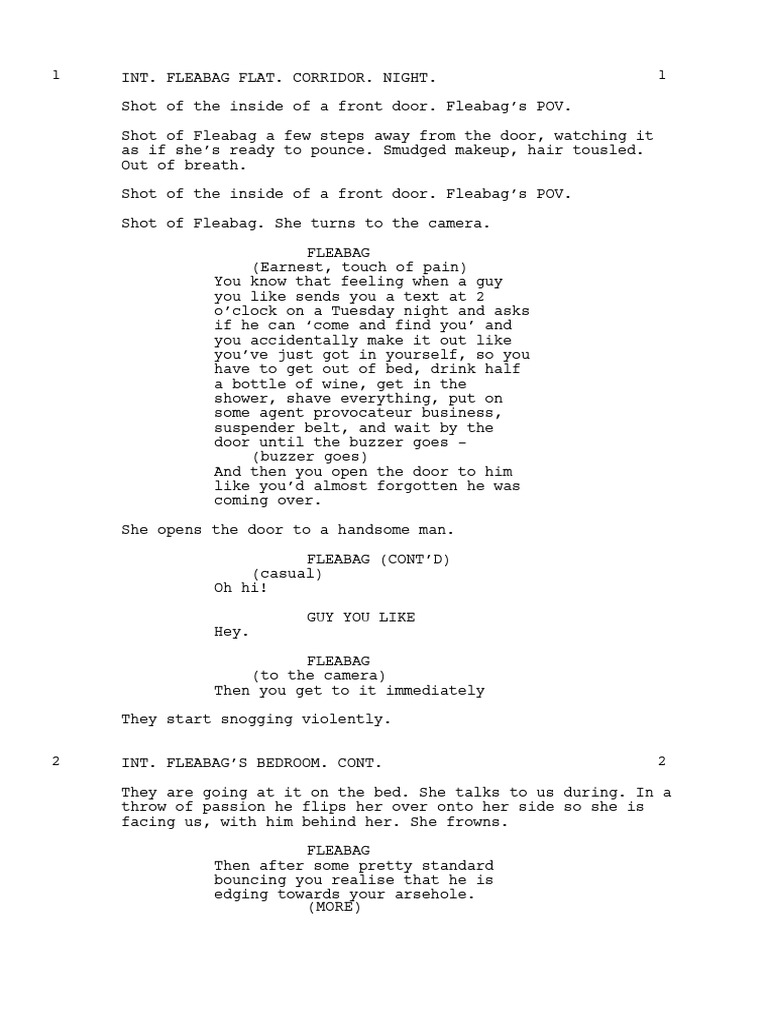 Fleabag - Scene One | PDF