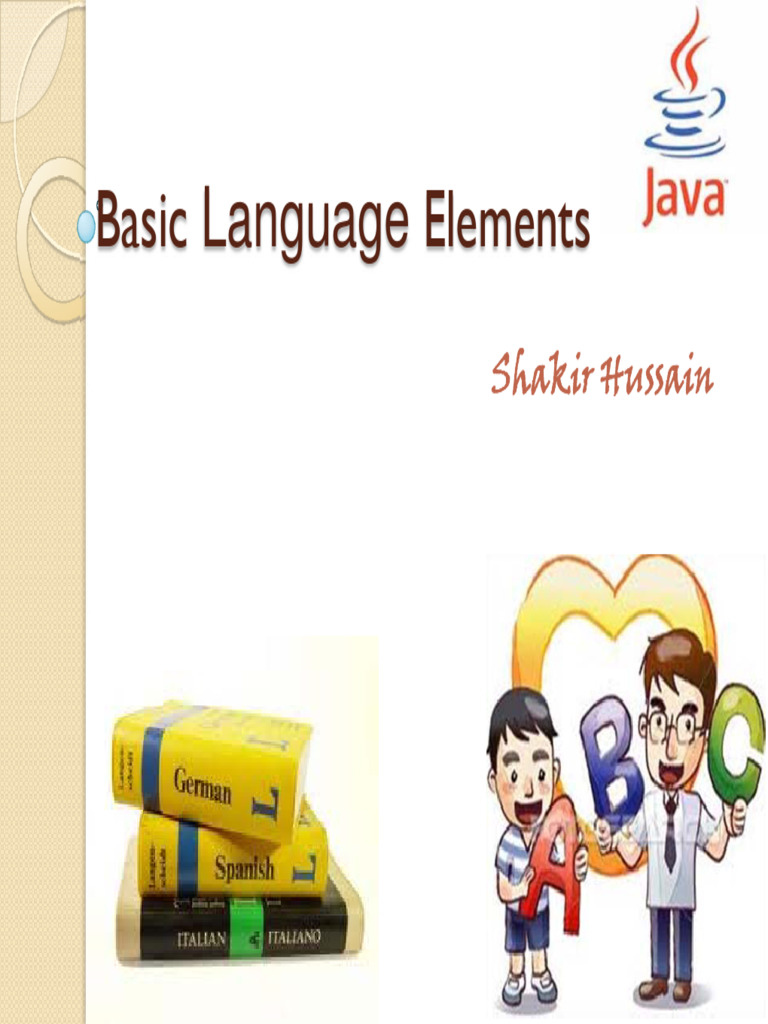 002_Basic Language Elements | PDF | Reserved Word | Variable (Computer Science)