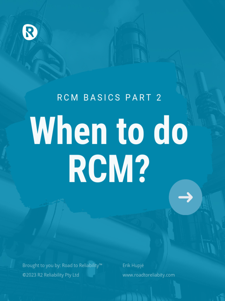 RCM Series Part 2 - When To Do RCM | PDF | Business