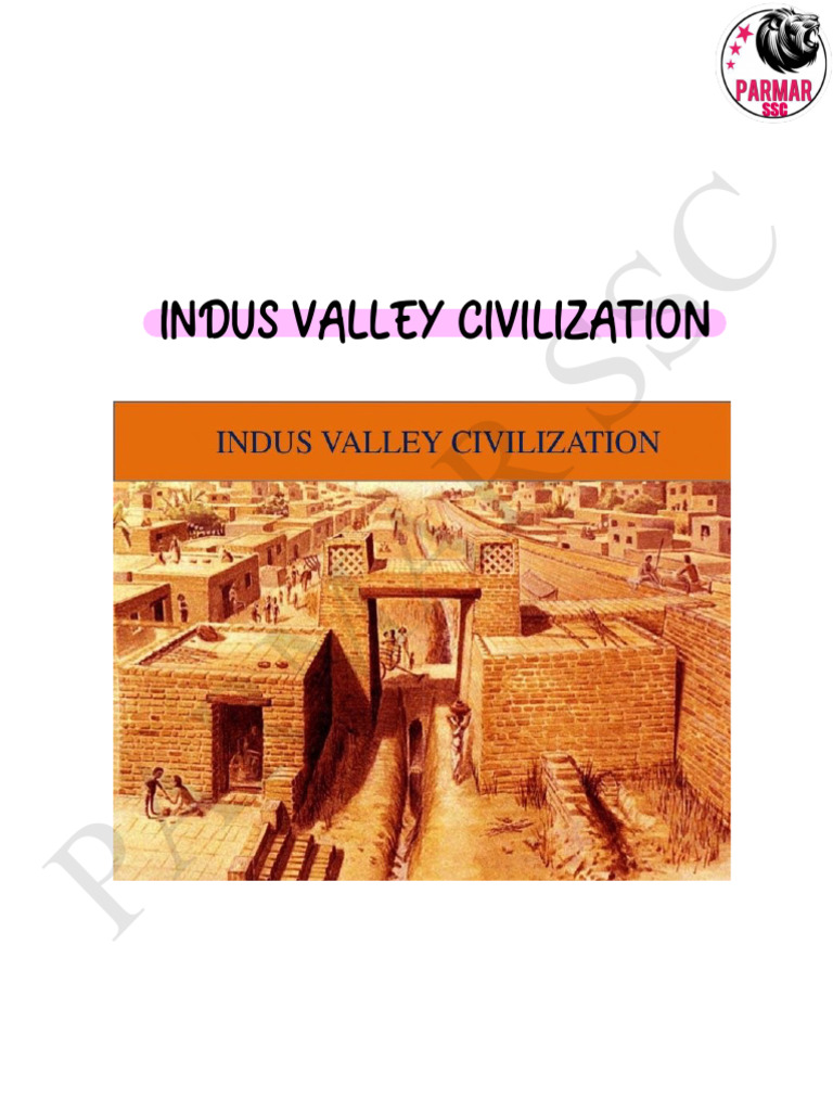 Parmar SSC: Indus Valley Civilization | PDF