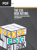 Sustainalytics ESG Risk Ratings | PDF | Risk | Business