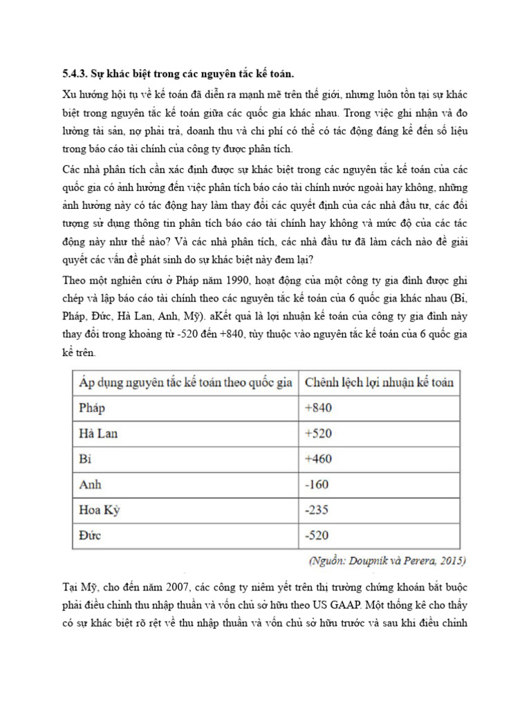 Sự khác biệt trong NTKT | PDF