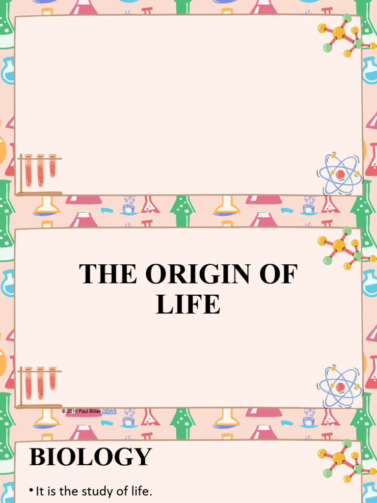 FOR STUDENTS - The Origin of Life | PDF | Social Science | Philosophy