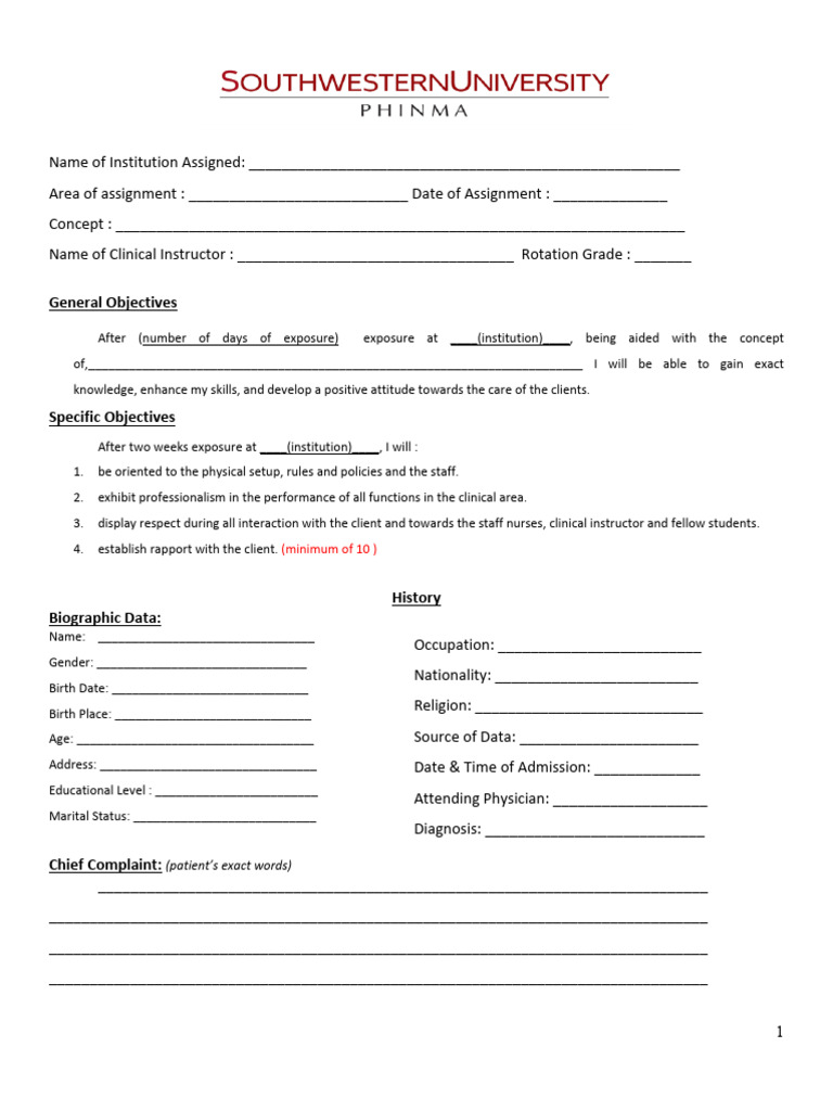 RLE Requirements for Clinical Exposure | PDF | Edema | Urinary Incontinence