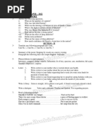 Imo Omr Sheet 2023-24 | PDF