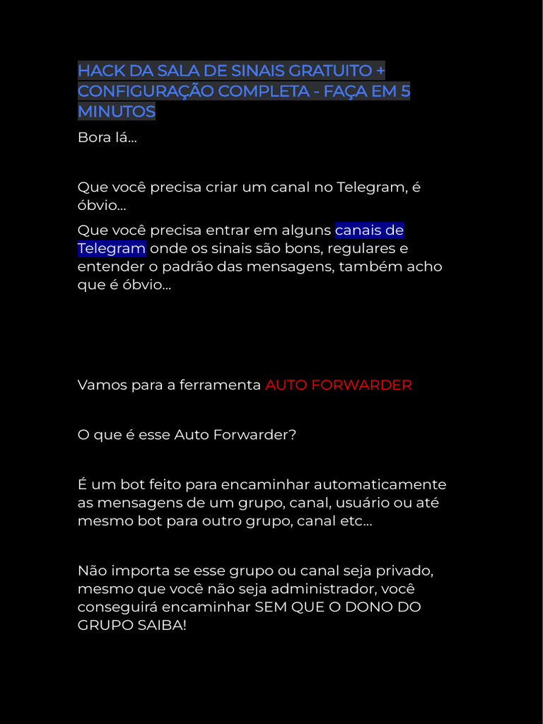 Hack Da Sala de Sinais Gratuito | PDF