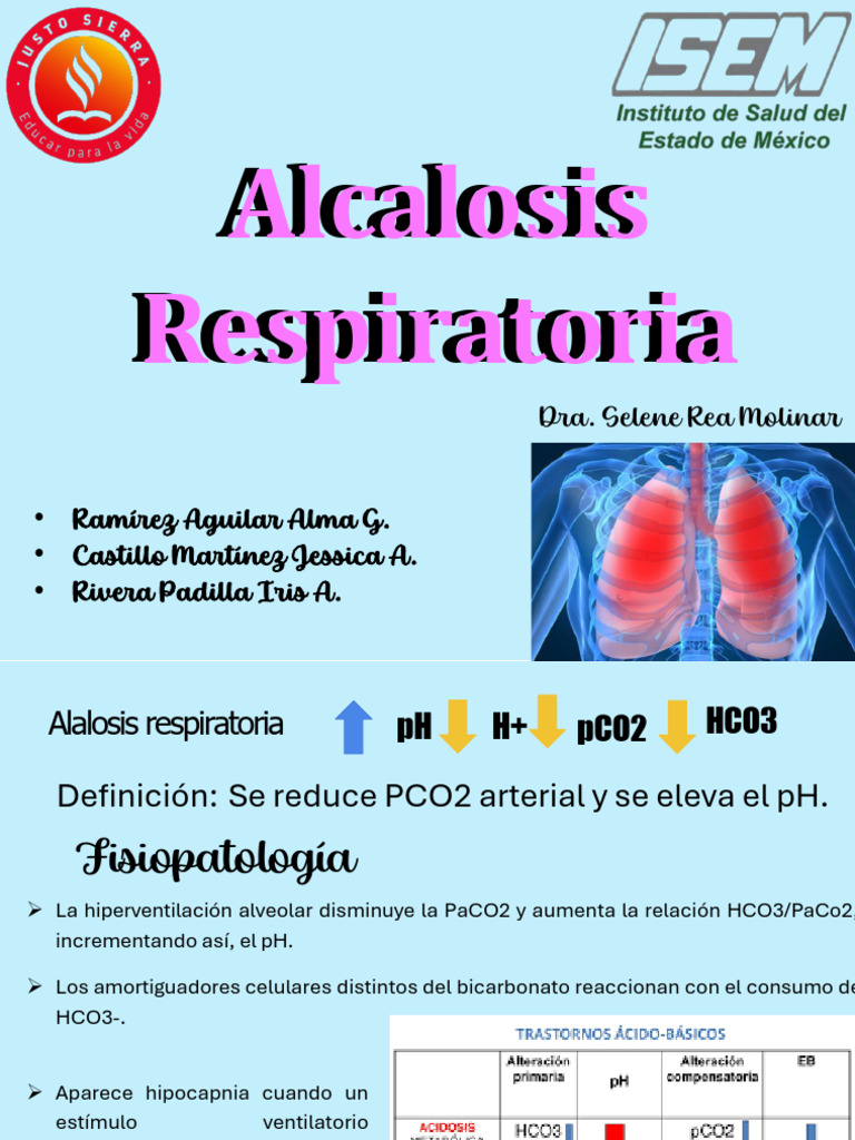 Alcalosis Respiratoria Equipo 4 | PDF | Septicemia | Riñón