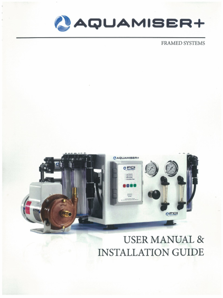 User Manual & Instalation Guide Aquamizer | PDF