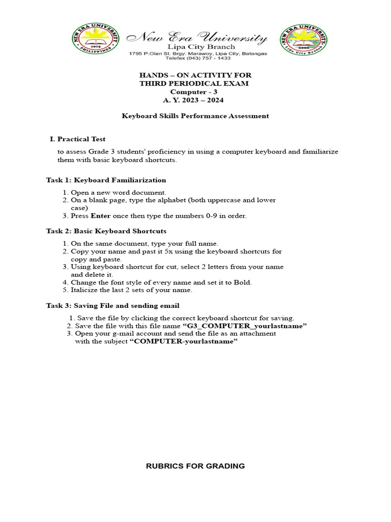 Grade3 Computer | PDF