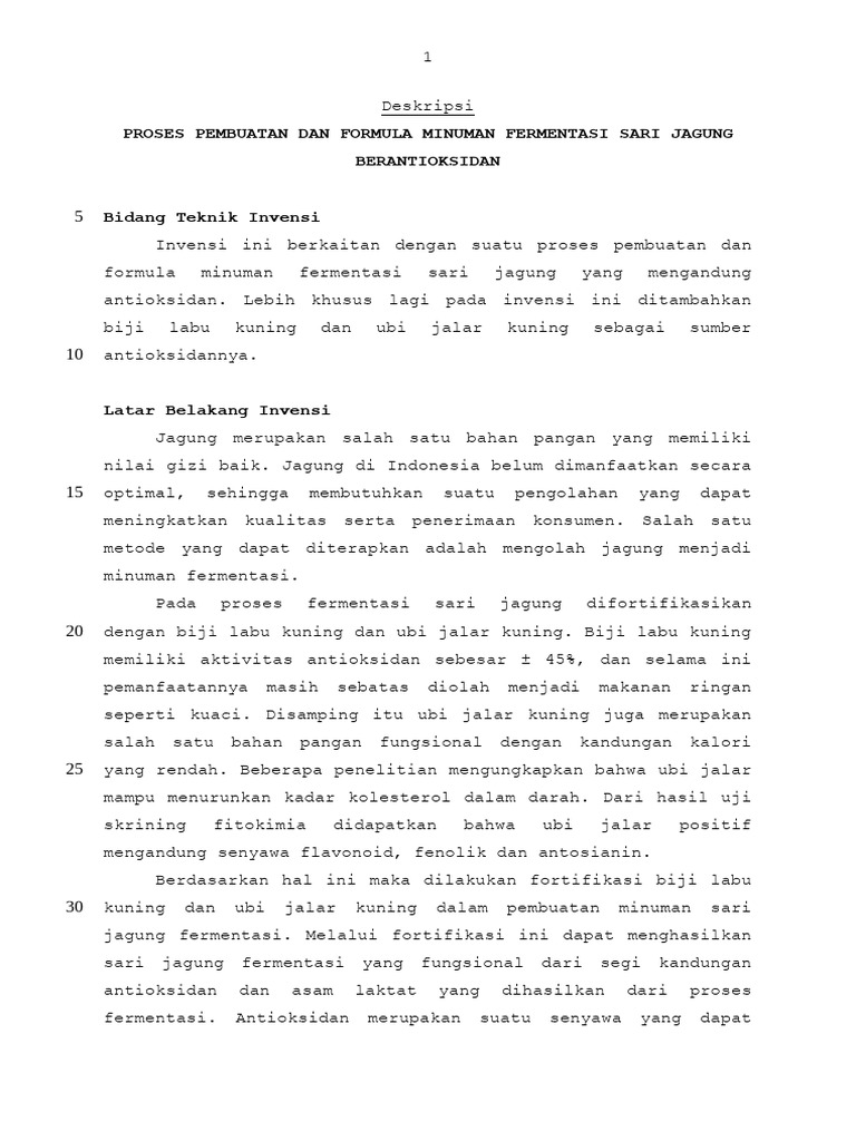 Contoh Paten Produk Dan Proses 66095d2d | PDF