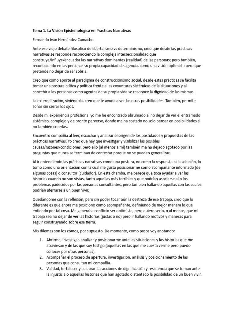 Tema 1 - Epistemología - FIHC | PDF | Realidad