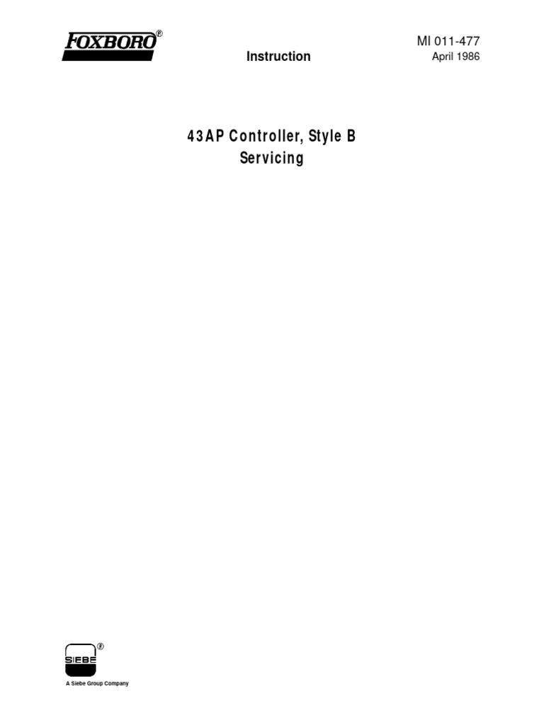 Foxbiro 43AP Service Manual | PDF | Switch | Relay