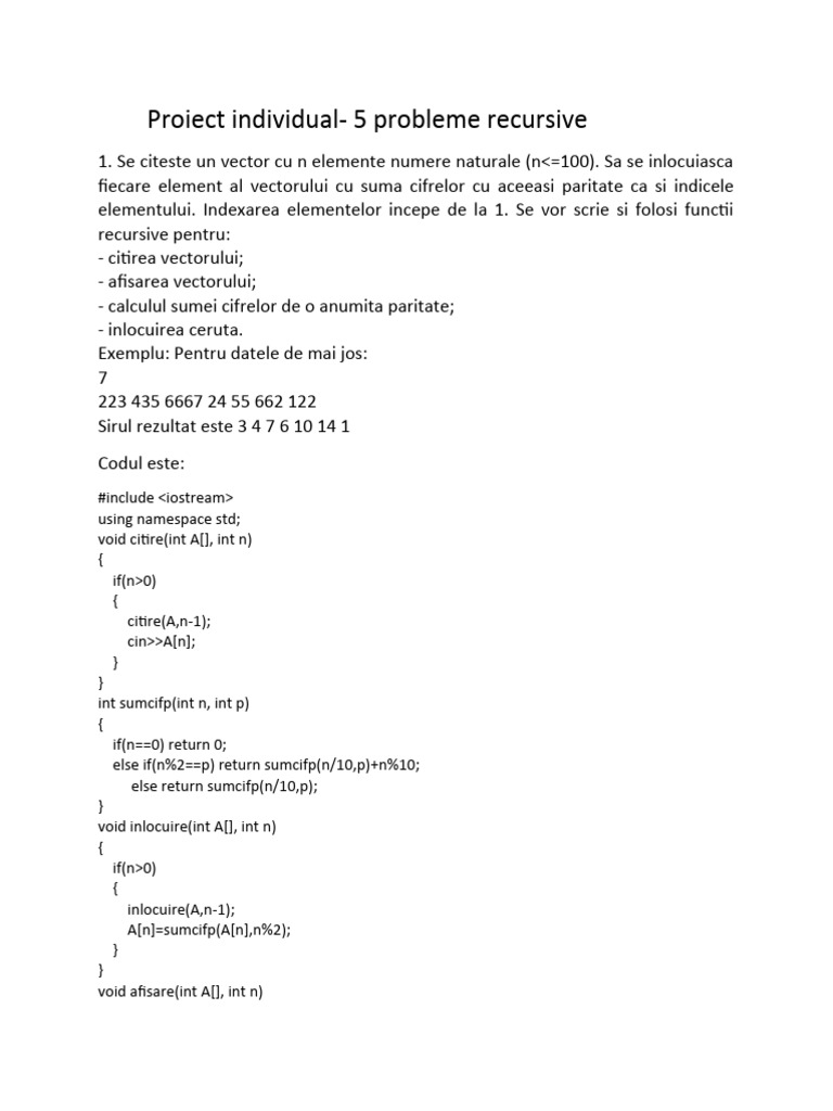 Proiect Individual | PDF