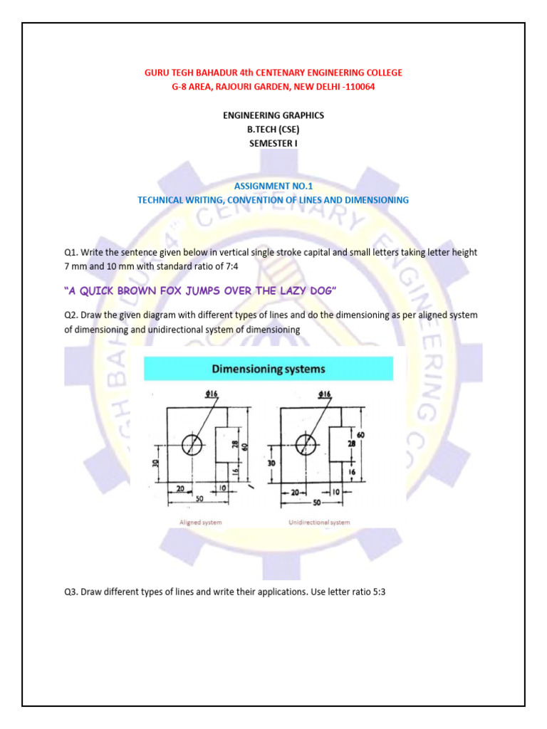 Eg Assign Gtb4cec | PDF | Geometry