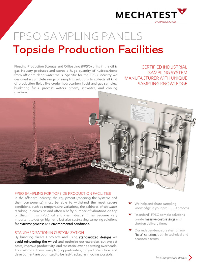 FPSO Manual Sampling Panels | PDF | Stainless Steel FPSO Manual Sampling Panels | PDF | Stainless Steel