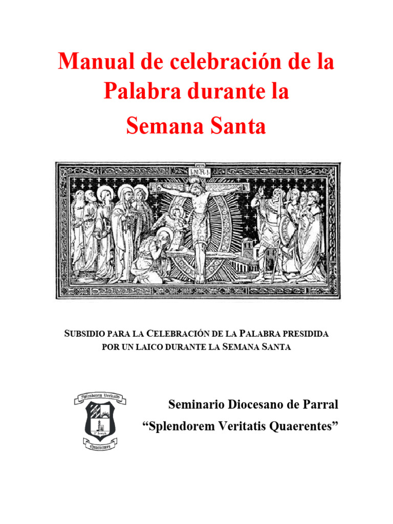 Manual de Celebración de La Palabra en Semana Santa | PDF | eucaristía | Pascua de Resurrección