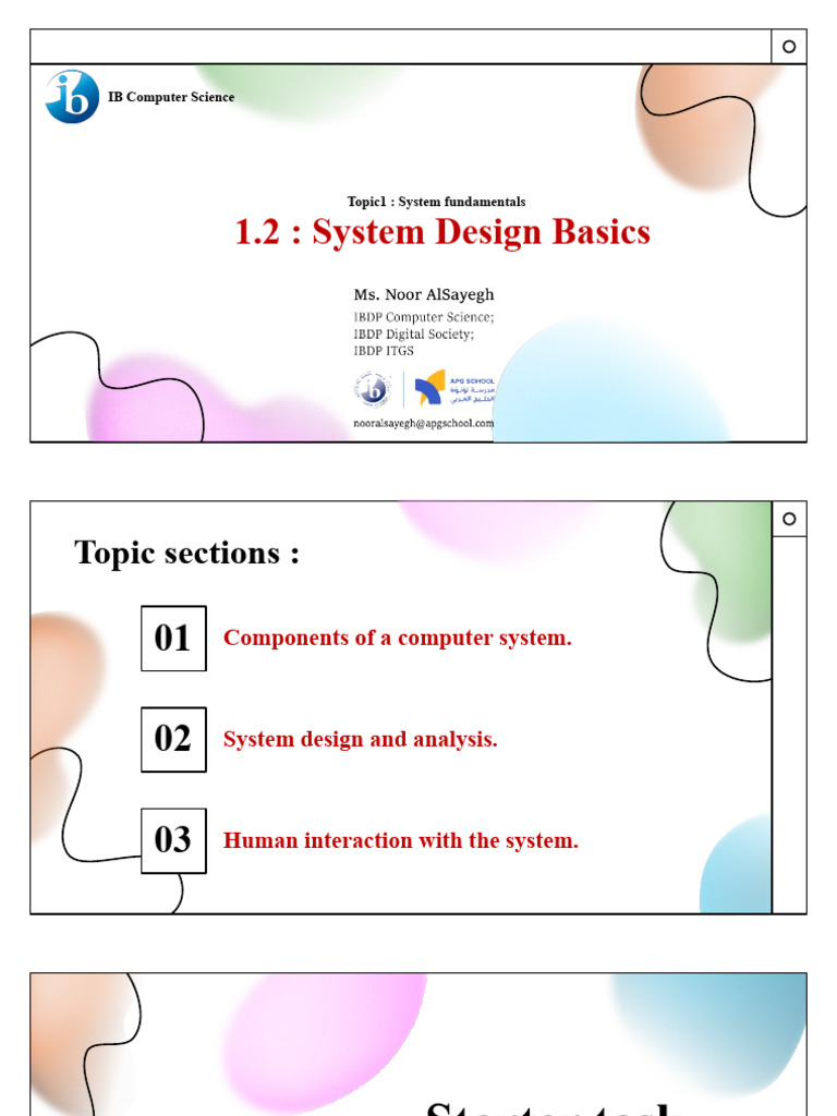 Topic 1.2 - System Design Basics | PDF