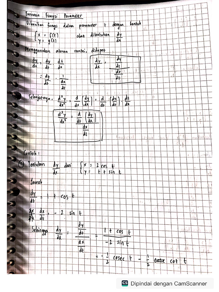 Materi No 1 Fungsi Parameter | PDF