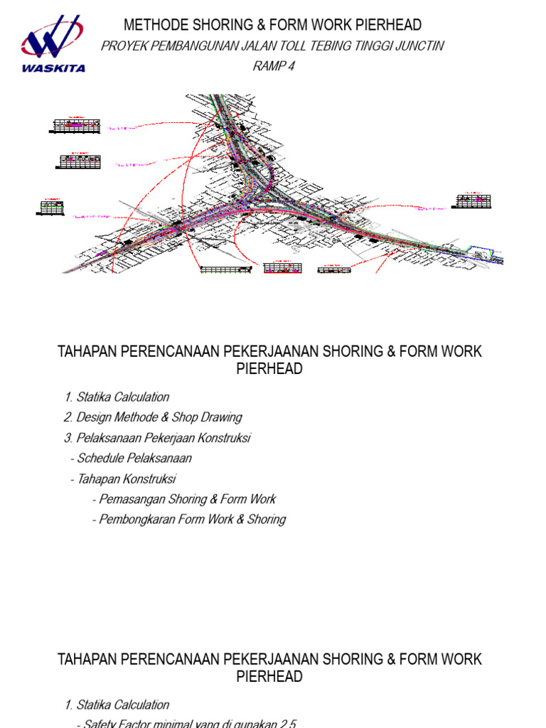 Methode Shoring & Form Work Pierhead | PDF