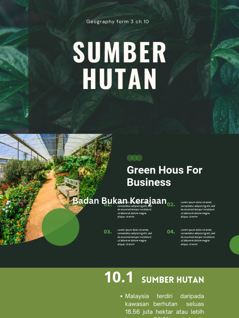 Usaha Pemeliharaan Dan Pemuliharaan Sumber Hutan Di Makaysia | PDF